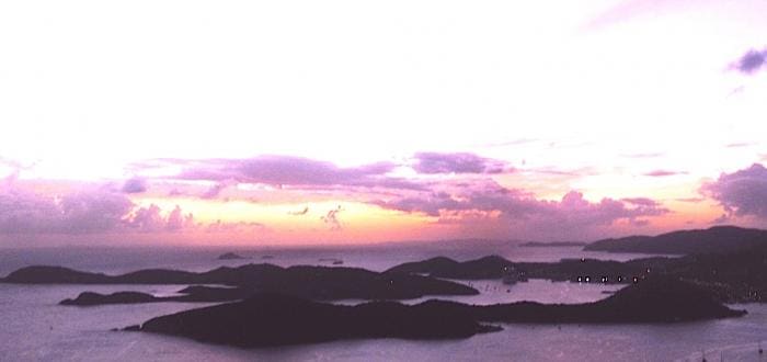 Hassel Island and Water Island at sunset. Laurel Kaufmann photo | St ...