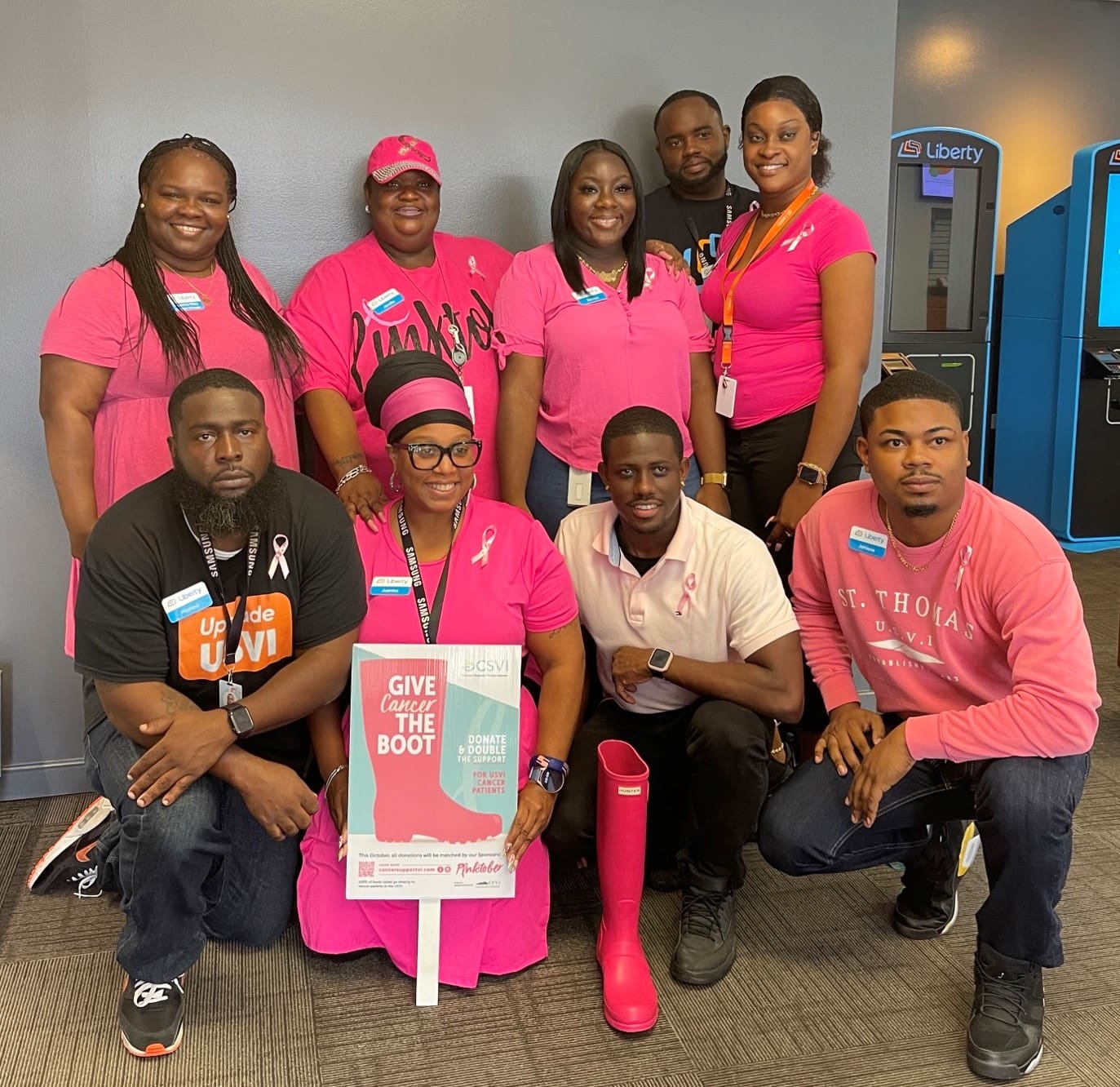 Liberty Vi Employees Join Cancer Support Vi To ‘give Cancer The Boot
