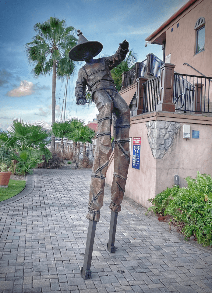 Moko Jumbies Rise Up at Yacht Haven Grande | St. Thomas Source