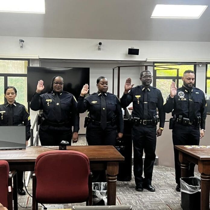 Promotional Swear-In Ceremony for New Police Sergeants | St. Thomas Source