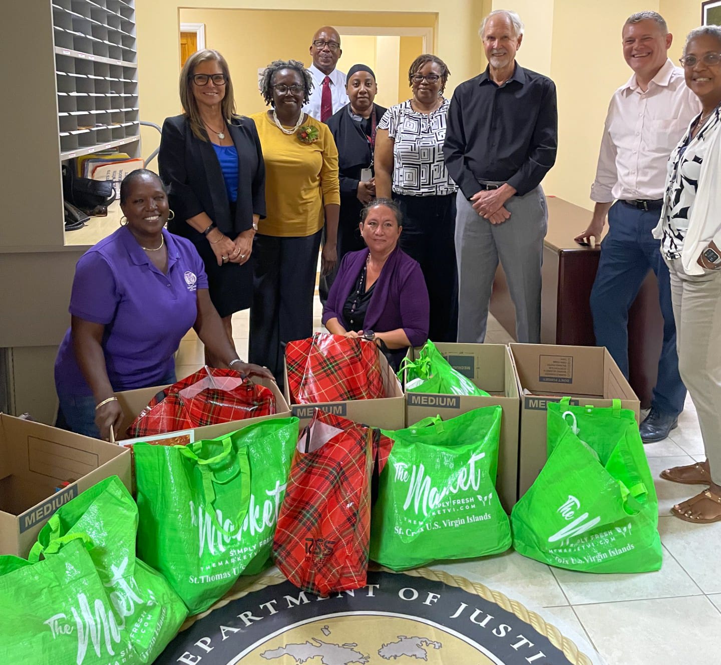 VIDOJ Spreads Thanksgiving Cheer With Community Food Drive | St. Thomas ...