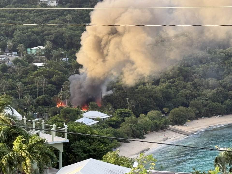 Massive Fire Rips Through The Shack at Hull Bay, Investigation Underway ...