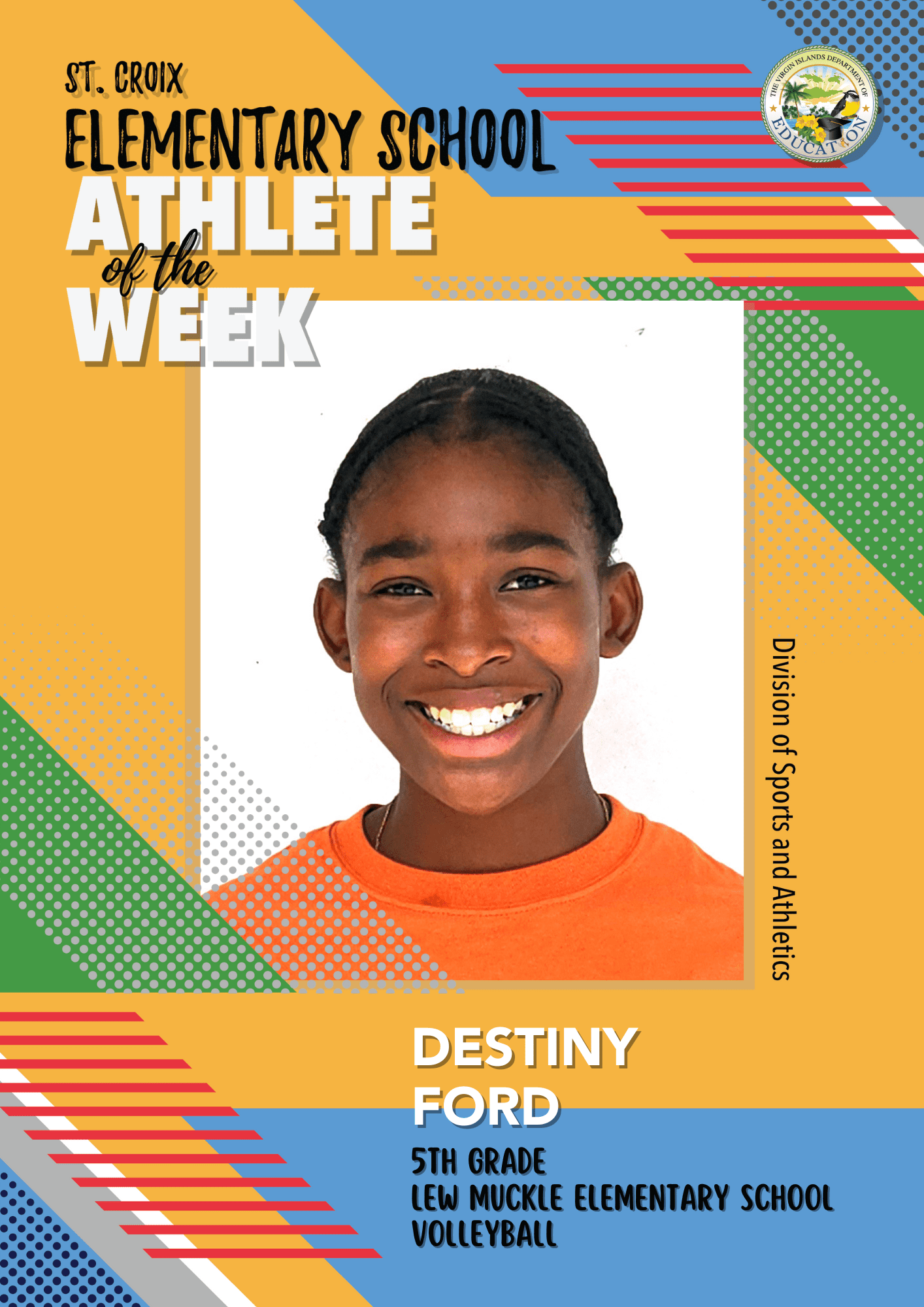 Vollyball Player Destiny Ford is Athlete of the Week | St. Thomas Source