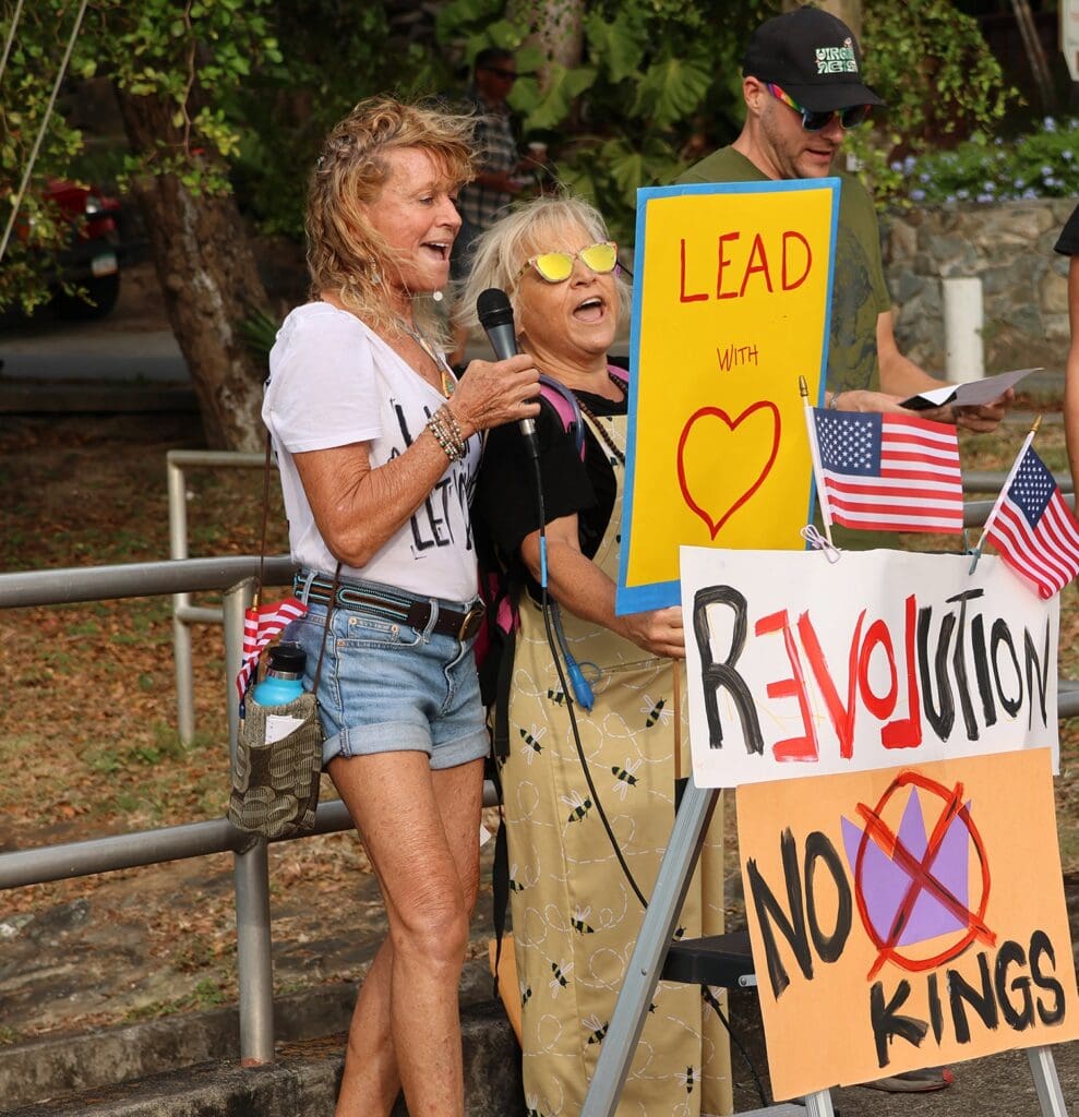 Photo Focus: Hundreds March During No Kings Rally on St. John | St ...