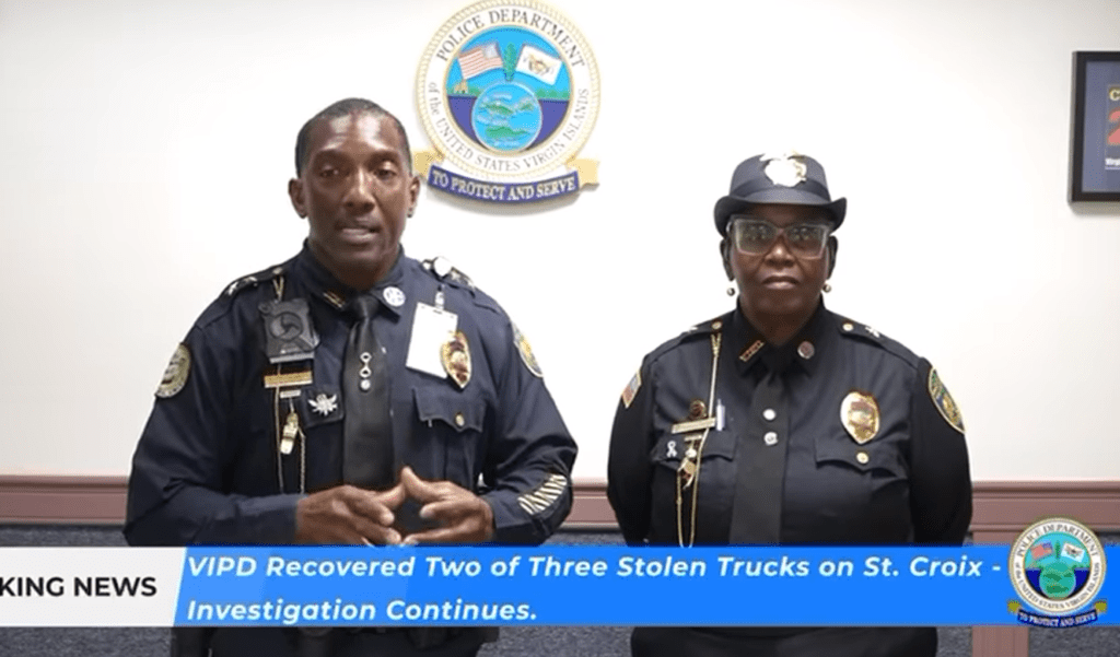 VIPD Says Two Out of Three Stolen Trucks Recovered | St. Thomas Source