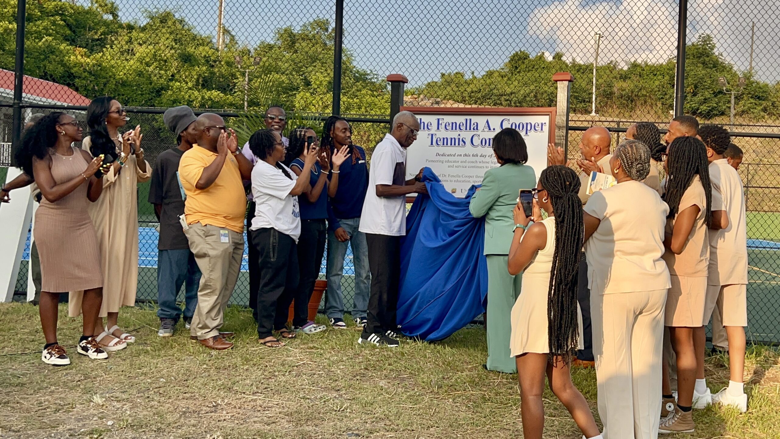 UVI Honors the Late Fenella A. Cooper With Tennis Complex Renaming | St ...