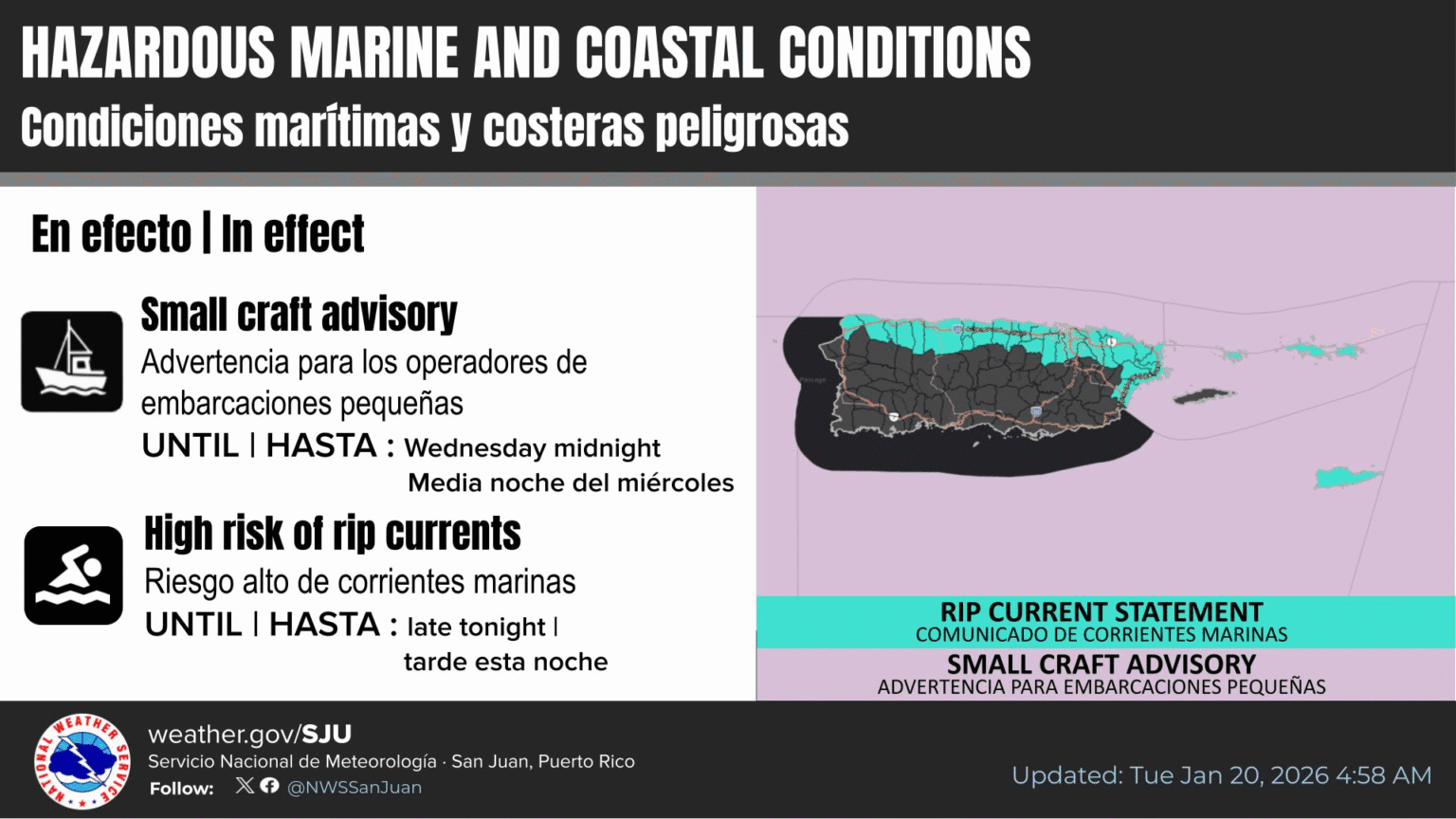 Windy Weather, Choppy Seas Persist Across the USVI and Puerto Rico | St ...