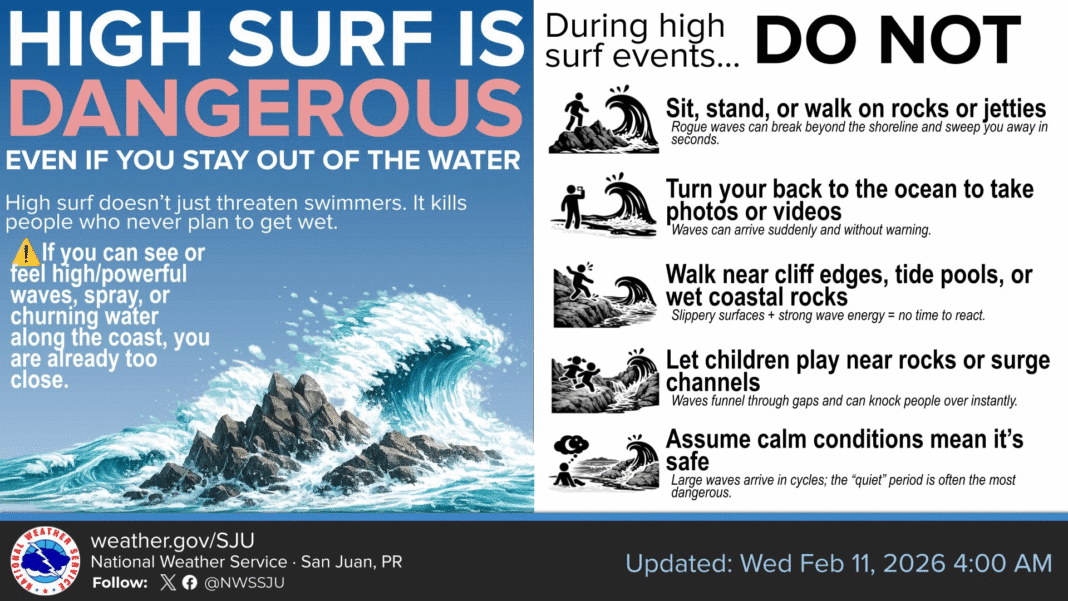 Dangerous Surf Conditions Continue Across Puerto Rico and USVI ...