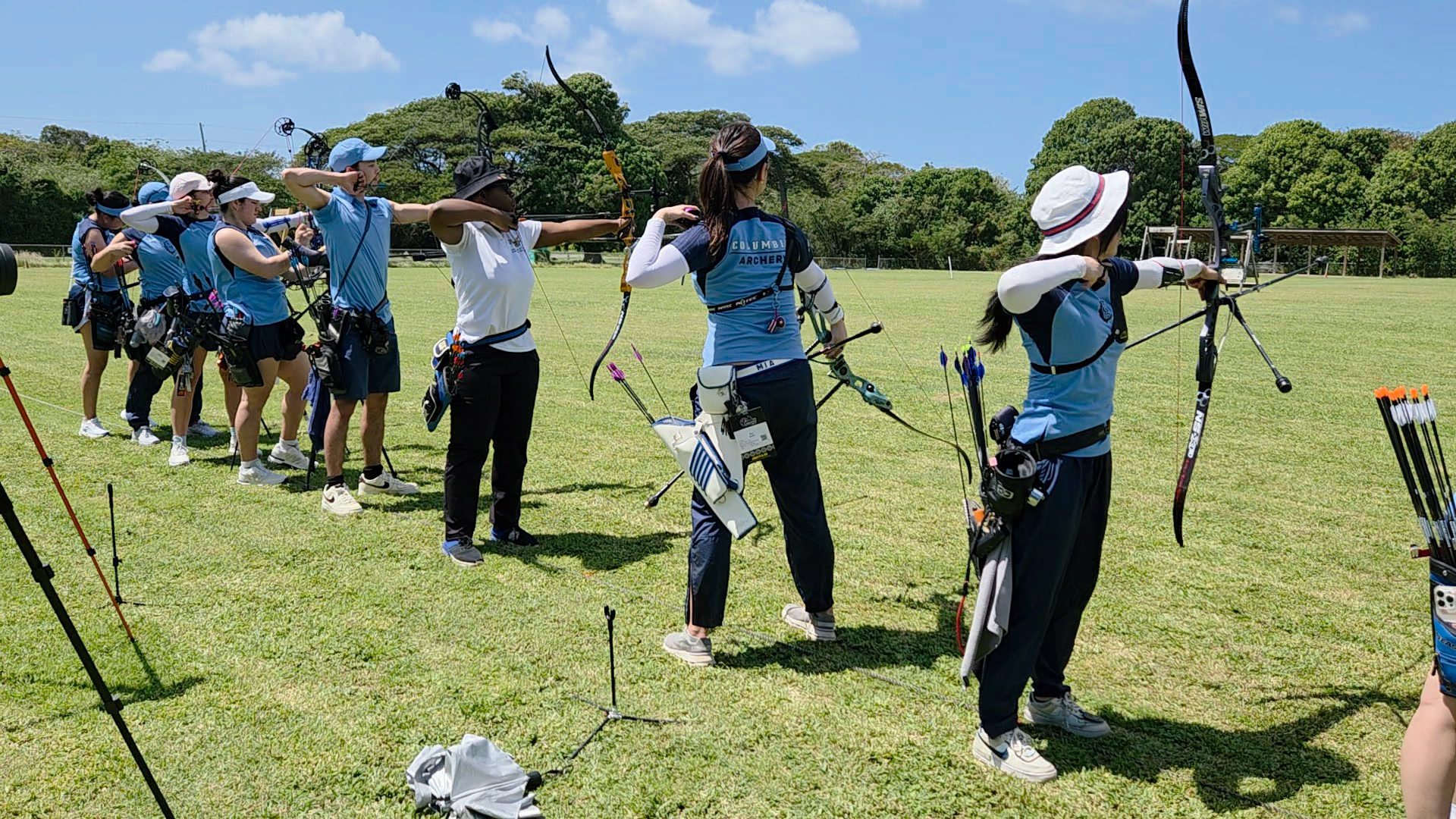Columbia University Archers Training on St. Croix | St. Thomas Source
