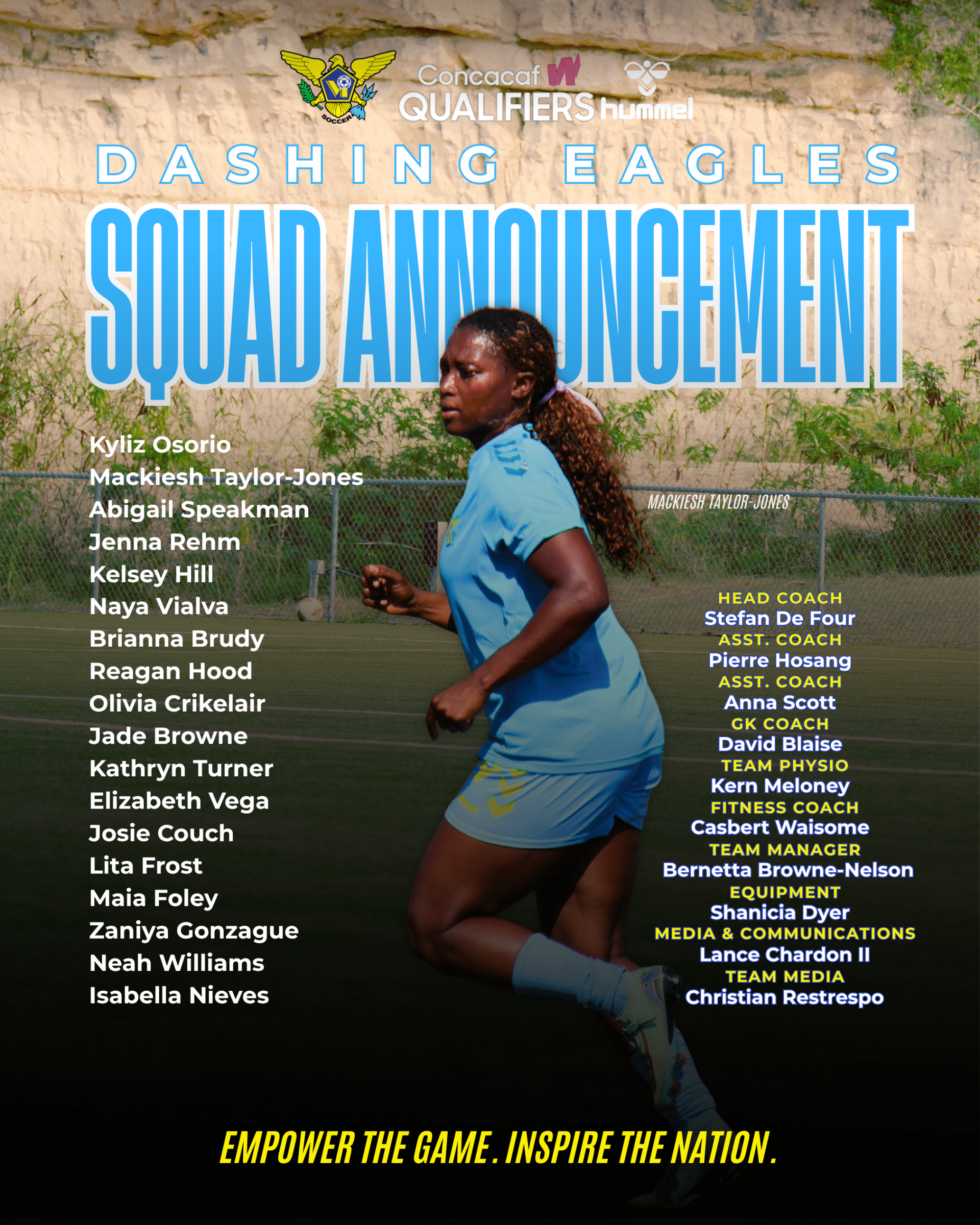 Squad Announced for Women’s National Team at 2026 CONCACAF Qualifiers ...